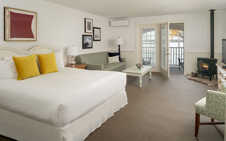 Spacious Serenity: Experience Comfort in The Lodges at Spruce Point Inn